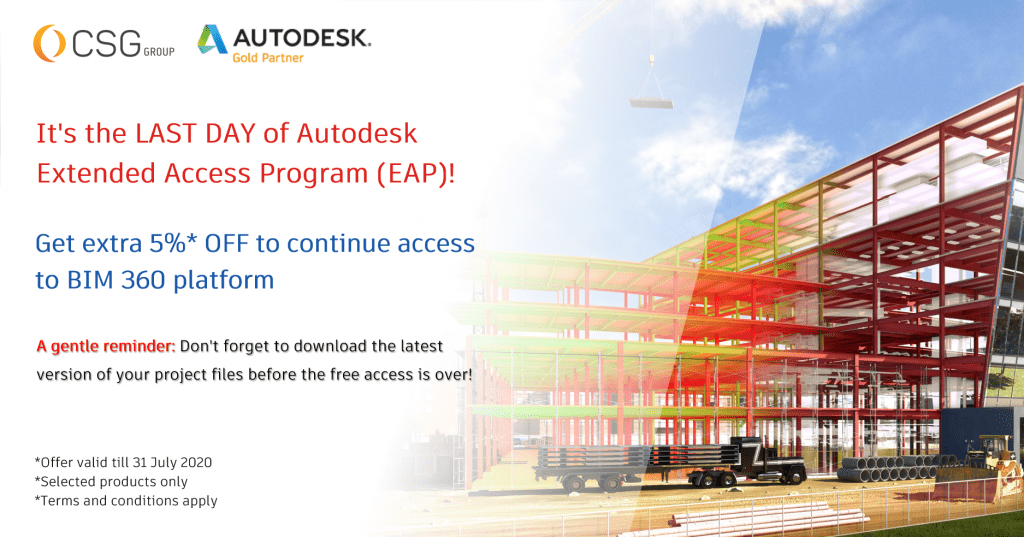 Autodesk Eap Ends Soon Get Extra 5 Off On Bim360 To Continue Access